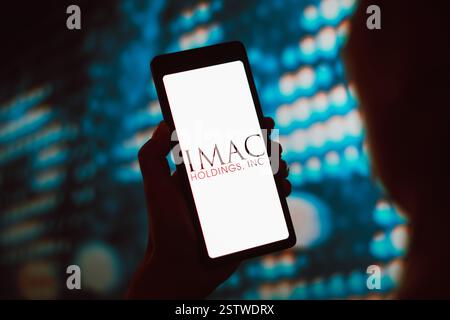 In this photo illustration, a smartphone with the website of Australian ...