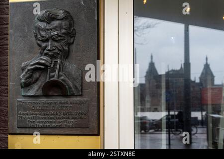 Memorial plaque to Chet Baker Stock Photo - Alamy