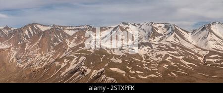 M Goun mountain range from Aghouri crest, 4068mts, Atlas mountain range ...