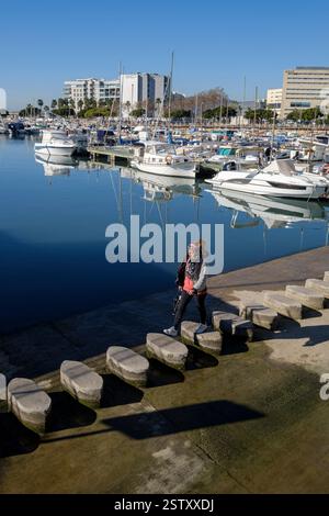 Es Molinar port Stock Photo - Alamy