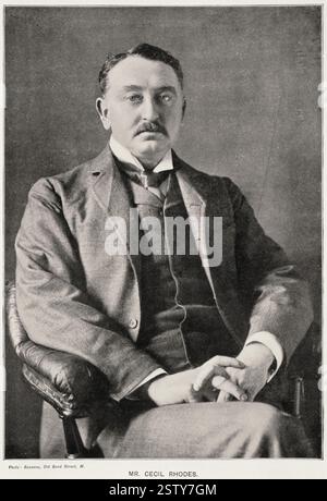 Cecil John Rhodes (1852-1902) English-born South African statesman. The ...