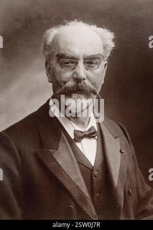 Gabriel Lippmann. Portrait of Gabriel Jonas Lippmann, French physicist ...