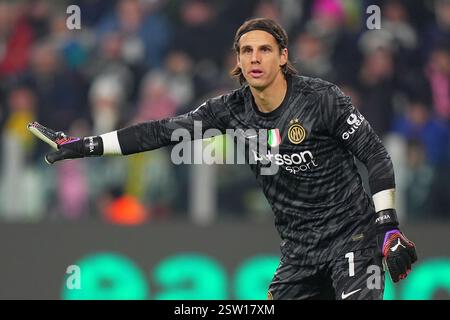 Inter Milan's goalkeeper Yann Sommer during the Serie A soccer match ...