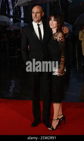 Liza Marshall and Mark Strong attends the Serpentine Summer Party at ...