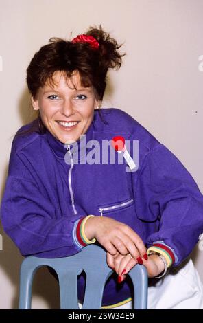 LOTTA ENGBERG Swedish artist in Eurovision song contest in Brussel 1987 ...