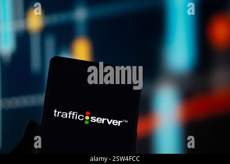 Dhaka, Bangladesh- 23Sep 2024: Apache Traffic Server logo is displayed ...