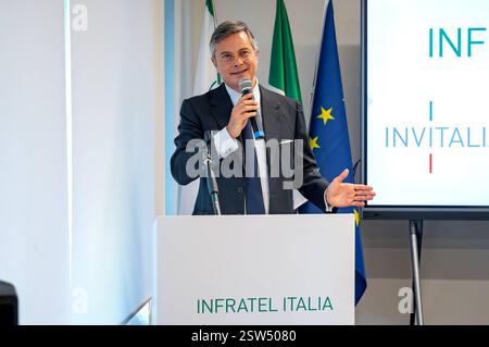 Inauguration of the new headquarters of Infratel Italia ROME, ITALY ...
