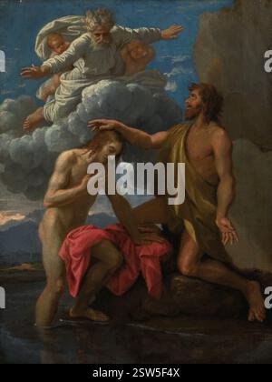 Baptism of Jesus Nicolas Poussin Stock Photo - Alamy