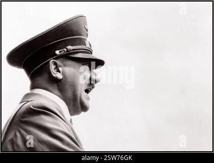 Profile of Adolf Hitler in uniform including Swastika circa 1930. (AP ...