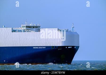 Viking Destiny, vehicles carrier / cargo ship sailing under flag of the ...
