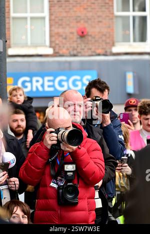 Around the UK - Unveiling Ceremony in Preston Town Centre of Nick Parks ...
