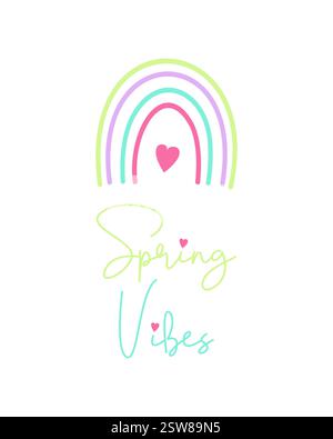 Good Vibes Sign Retro Bright Poster With Rays And Abrasions. Vector ...