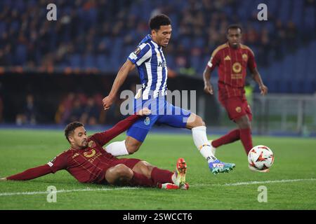 Devyne Rensch of AS Roma seen in action during Serie A 2025/26 football ...