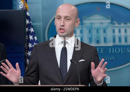 White House Deputy Chief of Staff Stephen Miller attends a Make America ...