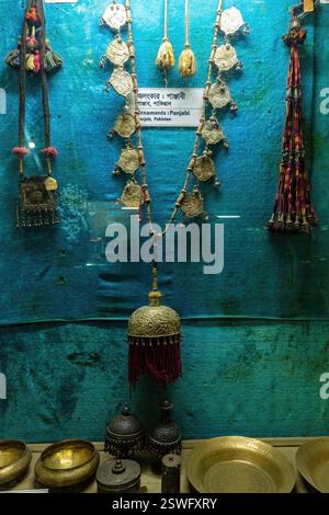 Jewelry collection in Ethnological museum of Chittagong Bangladesh ...