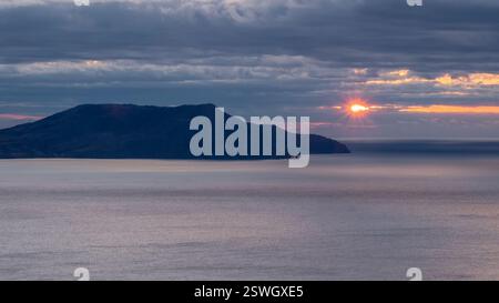 Amazing beach sunset over Black Sea. Lazarevskoye, Sochi, Krasnodar ...