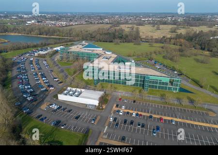 Aerial view of the Botanica Ditton Park, Datchet, UK Stock Photo - Alamy