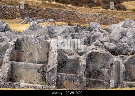 Remarkable Inca rock formations in Chinchero Peru a testament to ...