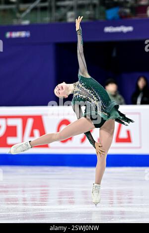 Sarah EVERHARDT (USA), during Women Short Program, at the ISU Four ...