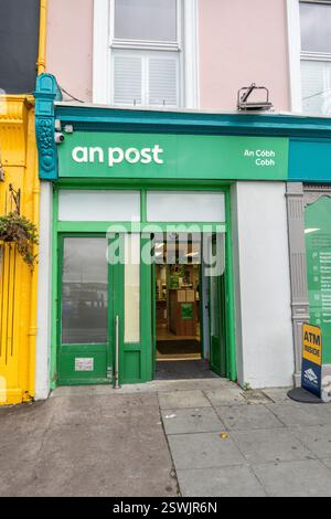 Irish Post Office Shop Front Building Exterior In Cobh Ireland, An Post ...