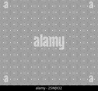 Honeycomb mosaic hexagons background. Simple stacked hexagons. Red color tones. Hexagonal cells ...