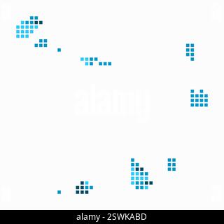 Cabo Verde dotted map. Digital style map of the country on white ...