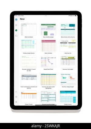 Microsoft Excel app on an Apple iPad Stock Photo - Alamy
