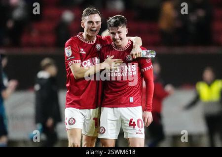 Bristol City's Scott Twine celebrates his goal during the Sky Bet ...