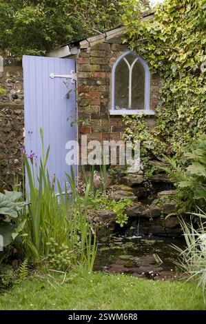 Ditchling Village Sussex UK - The Village pond with museum behind Stock ...