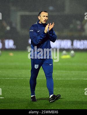Geraint Twose, England coach during a training session at St George's ...