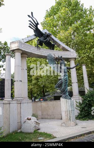 Archangel Michael statue & Memorial for Victims of German Occupation at ...