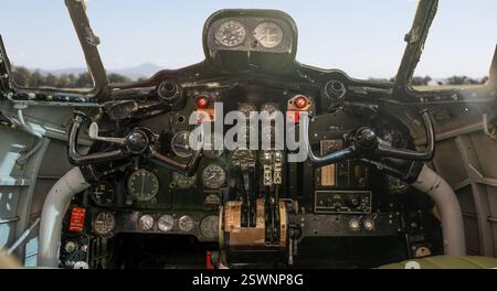 The Cockpit of the De Havilland Dove at the De Havilland Aircraft ...