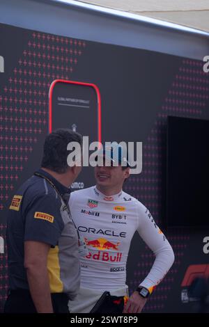 ABU DHABI - Max Verstappen (Red Bull Racing) during a press conference ...
