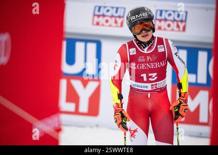 Austria's Julia Scheib speeds down the course during a women's World ...