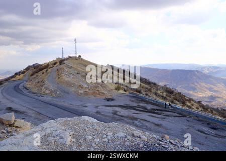 the scenic landscape of Safin mountains near Shaqlawa, Erbil, Arbil ...