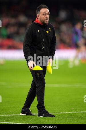 Wales head coach Matt Sherratt before a training session at the ...
