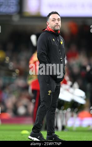 Wales head coach Matt Sherratt before a training session at the ...