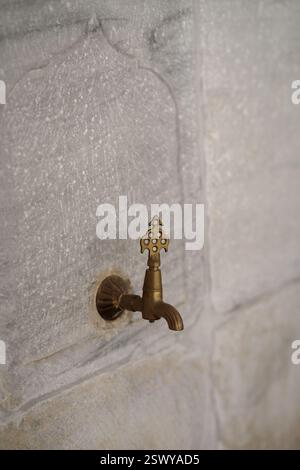 Drinking water fountain an Ottoman era on street in Istanbul Stock ...