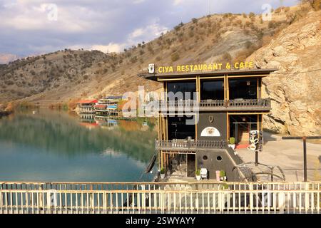 Rubar, Kurdistan in Iraq - November 19 2024: tourist resort at the ...