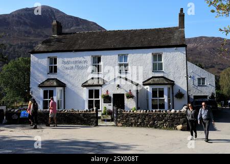 View of the Buttermere Court Hotel, Buttermere village, Lake District ...