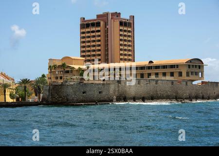 The Plaza Hotel & Casino in Curacao. Built atop the historic Waterford ...