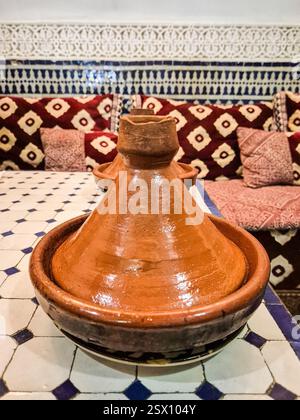 Morocco, Fes, traditional food, pot for tajine Stock Photo - Alamy