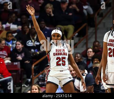 South Carolina guard Bree Hall (23) during the first half in the first ...