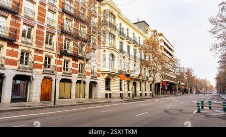 Luxury shopping area on Serrano Street, one of the most expensive in ...