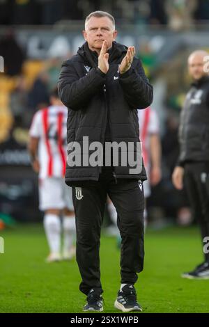 Stoke City manager Mark Robins before the Sky Bet Championship match at ...
