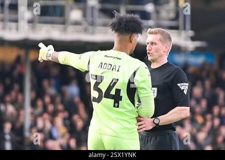 Corey Addai (34 Stockport) during the Sky Bet League 1 match between ...