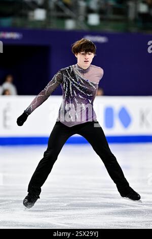 Douglas GERBER (AUS), during Men Short Program, at the ISU Four ...