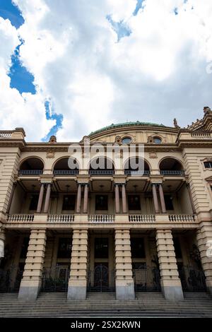 Sao Paulo, Brazil - dec31, 2024: Lateral facade of the Municipal ...