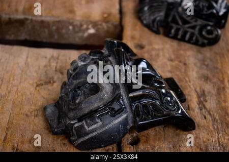 Elaboration of obsidian crafts at the Teotihuacan archaeological site ...