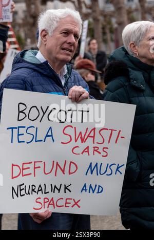 Elon Musk during President Trump address to a joint session of Congress ...